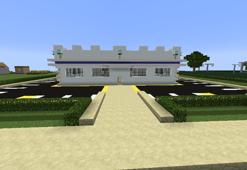 white castle Minecraft Map