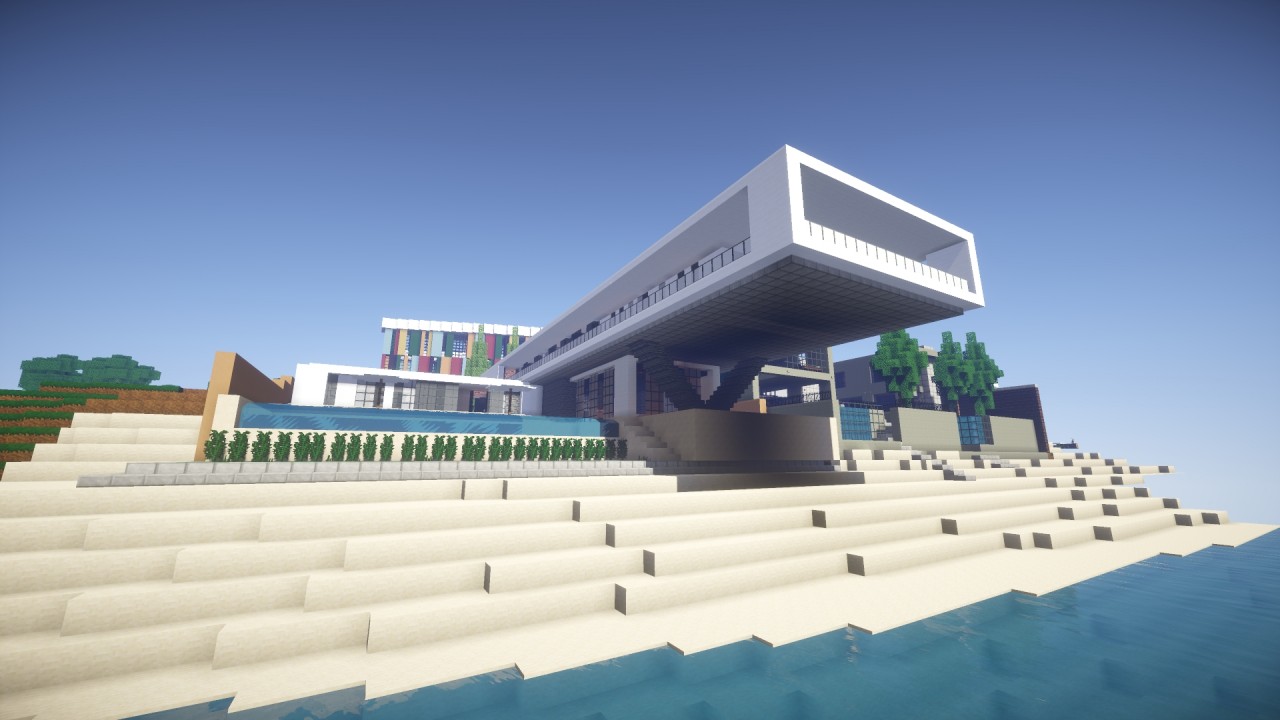 "Waterfront Residence" | Contemporary House | WoK Minecraft Map