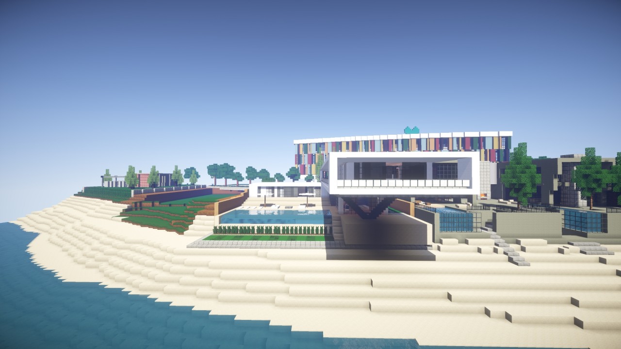 "Waterfront Residence" | Contemporary House | WoK Minecraft Map