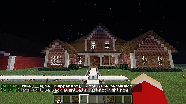Modern Brick Home Minecraft Map