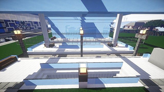 Small modern Train-Station #2 Minecraft Map