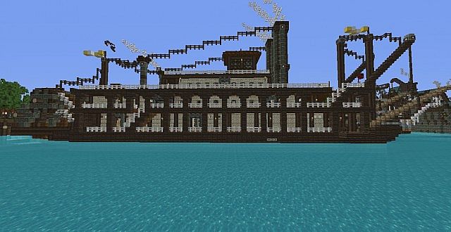 Steampunk Collection (Steam Liner) Minecraft Map