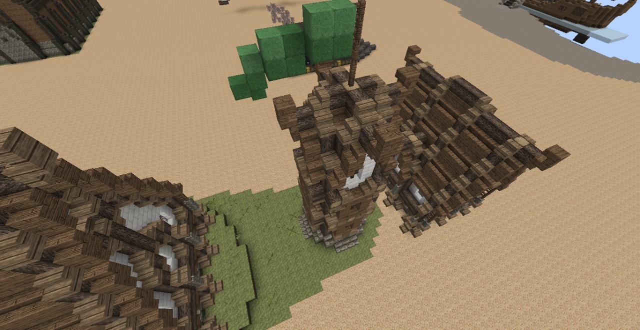 Small Elven Tower/Tower-house Template Minecraft Map