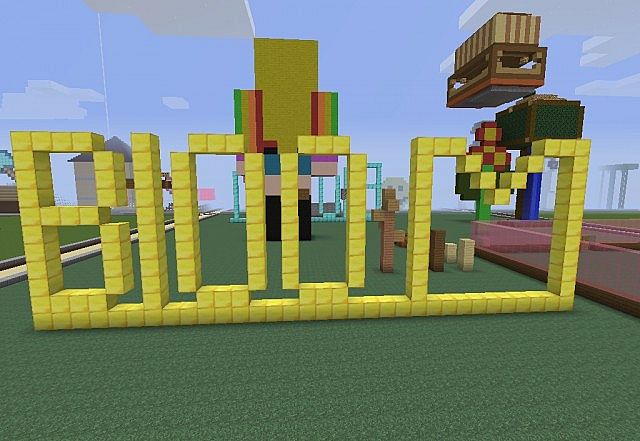 My Name In Block Form! Minecraft Map