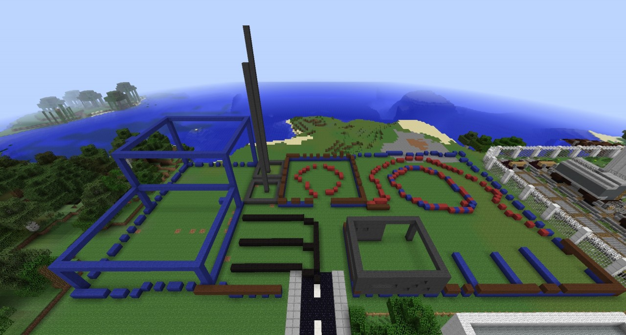scrapyard, waste incineration plant, Muellhalde, Schrottplatz Minecraft Map