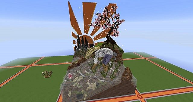 Oriental Themed Plot (Sunfury Building Competition) Minecraft Map