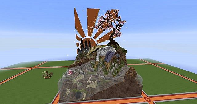 Oriental Themed Plot (Sunfury Building Competition) Minecraft Map