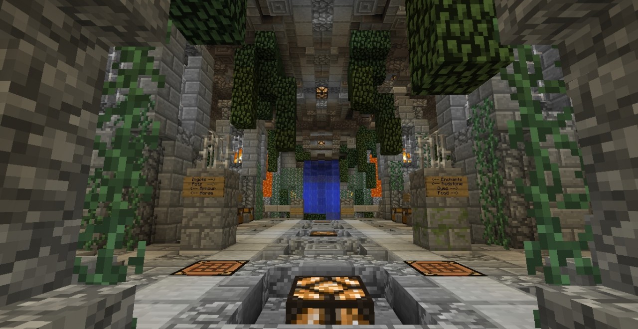 Aztec Temple Themed Shop Minecraft Map