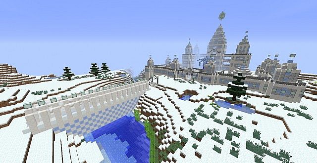 Fortress of Ice Minecraft Map