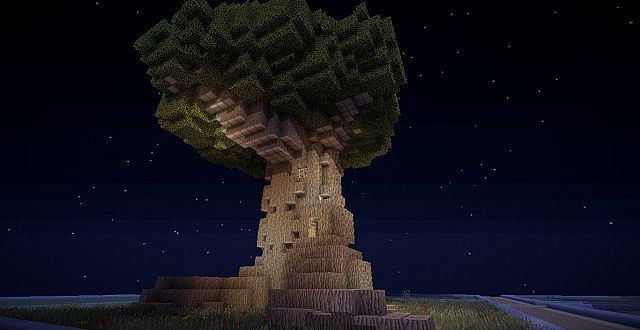 Elven Tree House [35x35] Minecraft Map