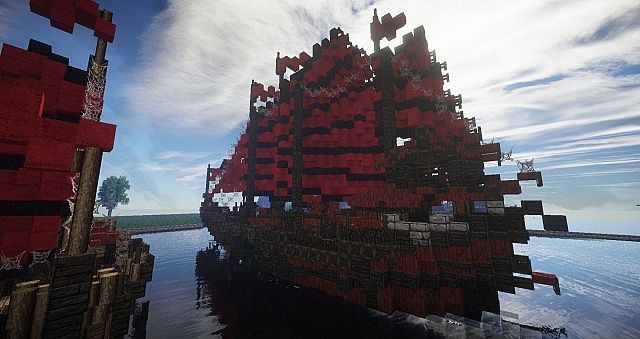 Asian Style Ship | ravand.org | Conquest Minecraft Map