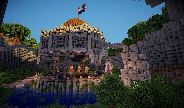 The Earth Temple [Hub] Minecraft Map