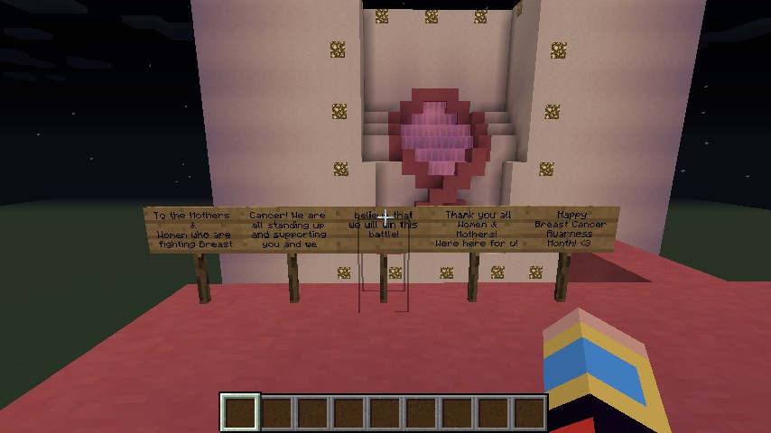 Breast Cancer Awarness Month Minecraft Map