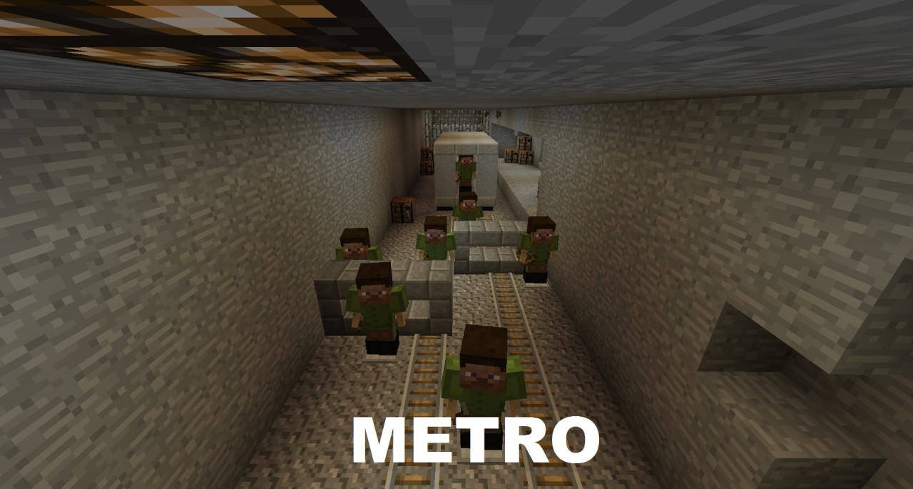 METRO BATTLE MAP Minecraft Map