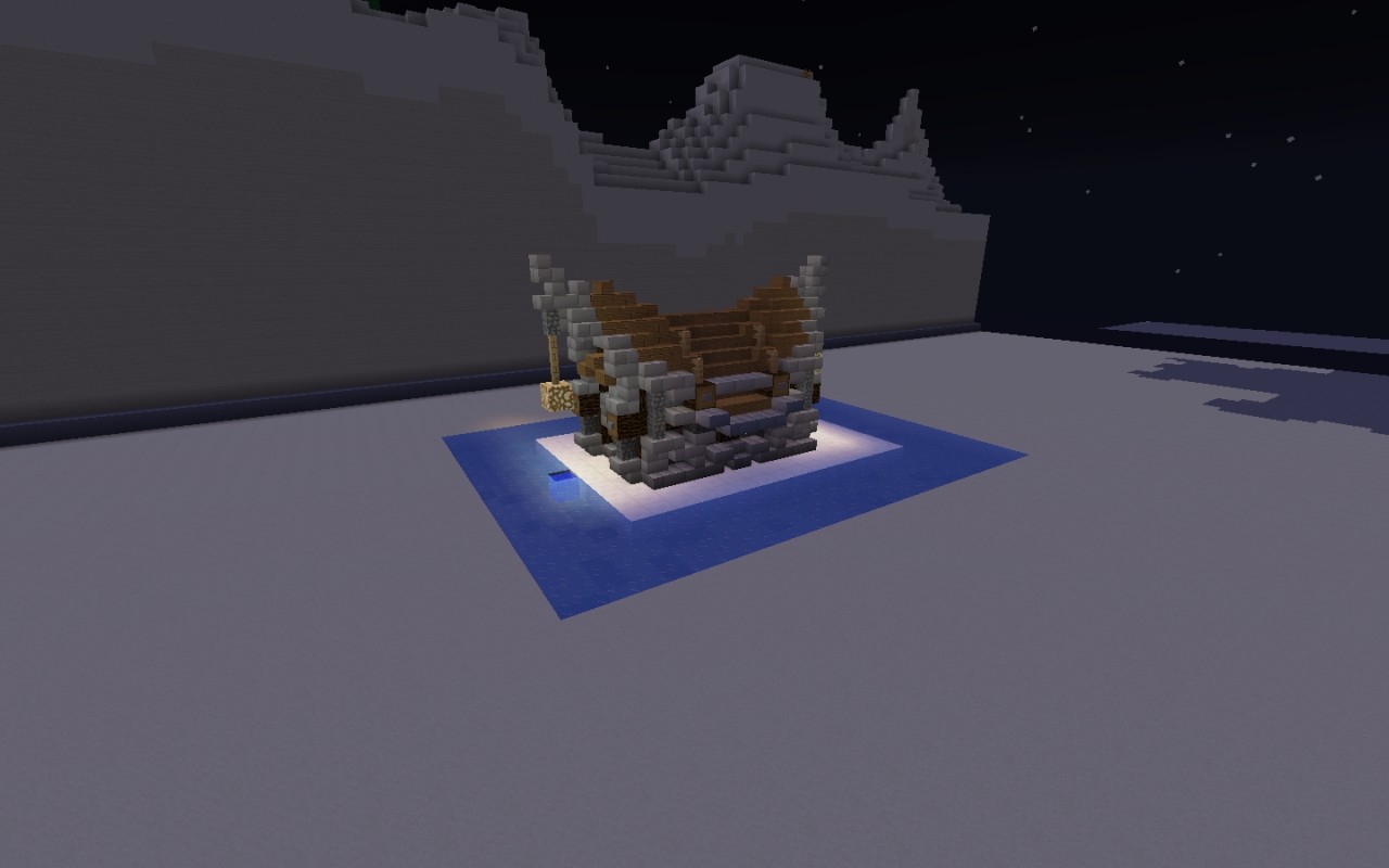 Fantasy Medieval Ice City Minecraft Map