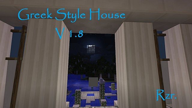 Greek Style House V1.8 Minecraft Map