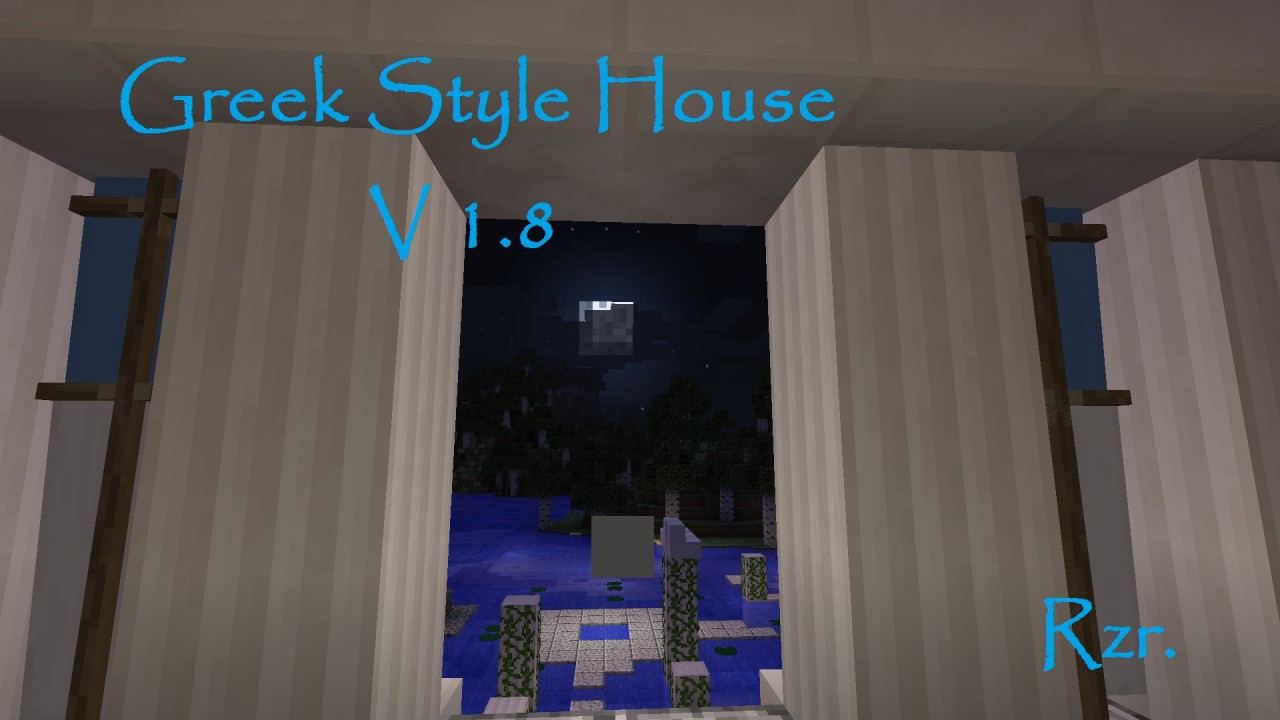 Greek Style House V1.8 Minecraft Map