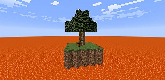 Lava Block- The Hardest Survival Challenge in MineCraft! Minecraft Map