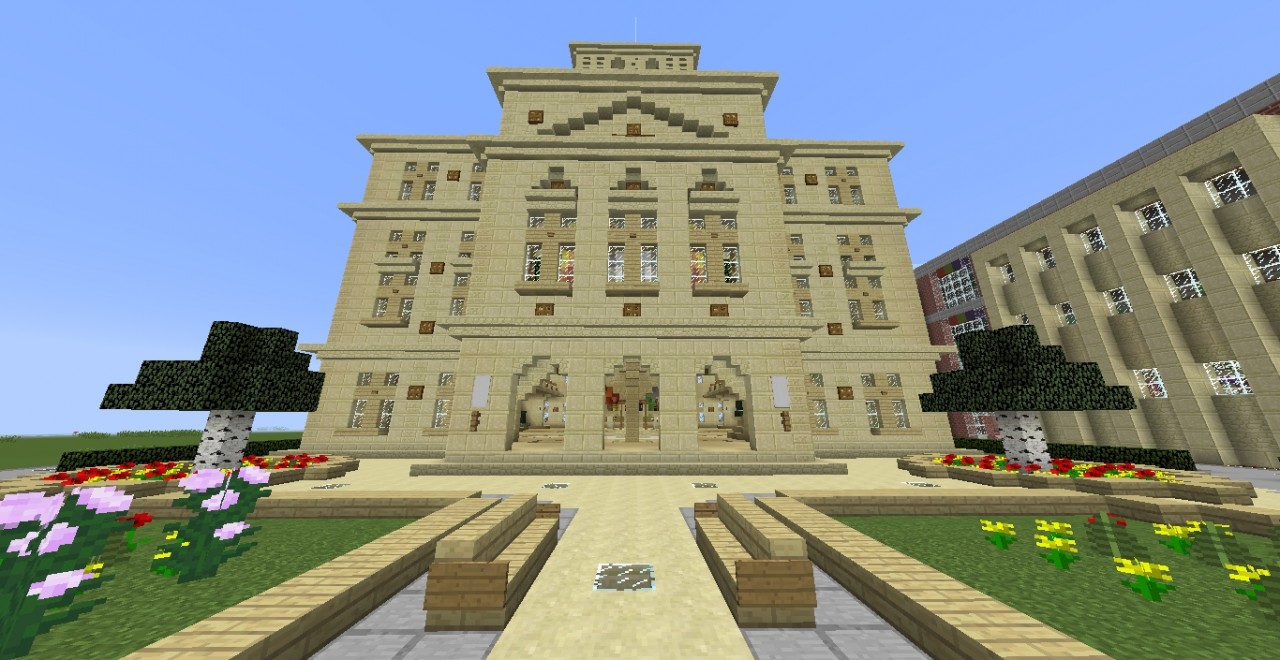 [9 Worlds] Central City hall Minecraft Map