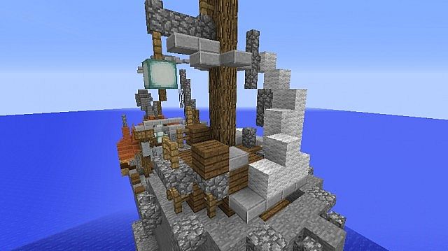 The Patricia- Steampunk-ish fishing vessel Minecraft Map