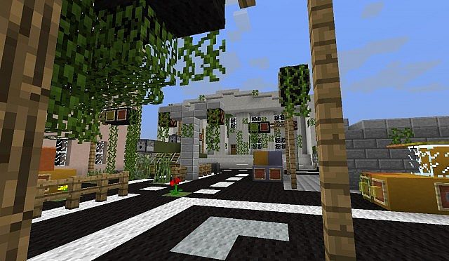 Run out of town! (Adventure map) Minecraft Map