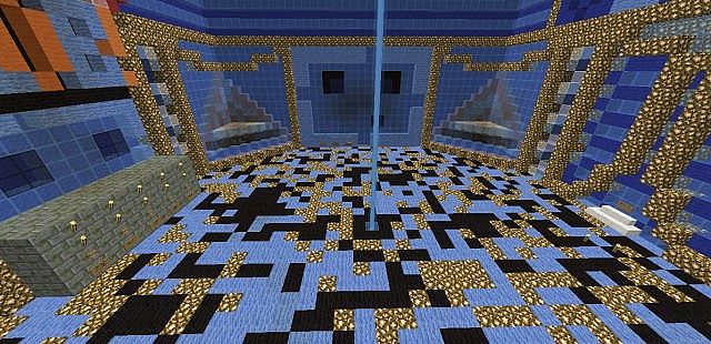 Blue Blob Spawn Minecraft Map