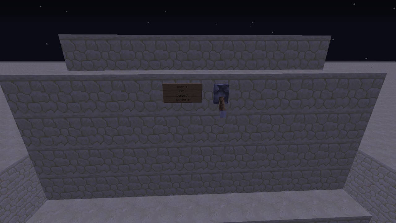 Door 2X2 CompactRedstone Schematic Minecraft Map