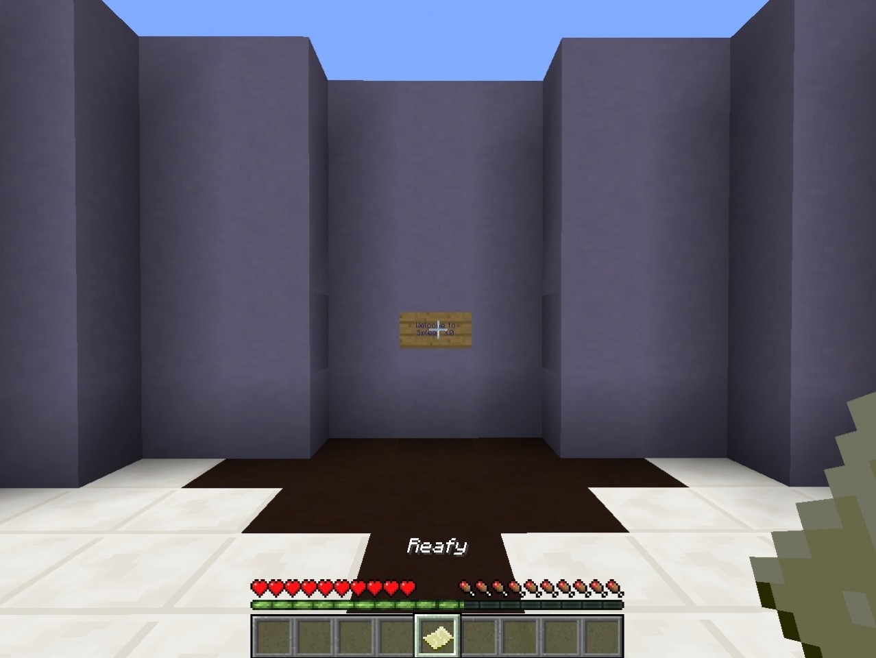 Auto Restarting Spleef Minecraft Map