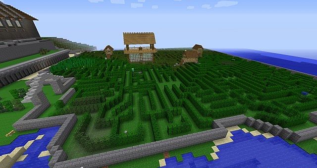 DraXX's Hedge Maze Minecraft Map