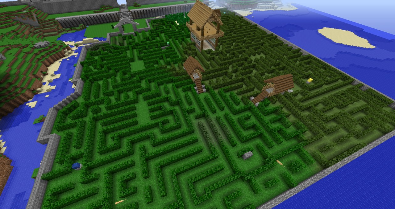 DraXX's Hedge Maze Minecraft Map