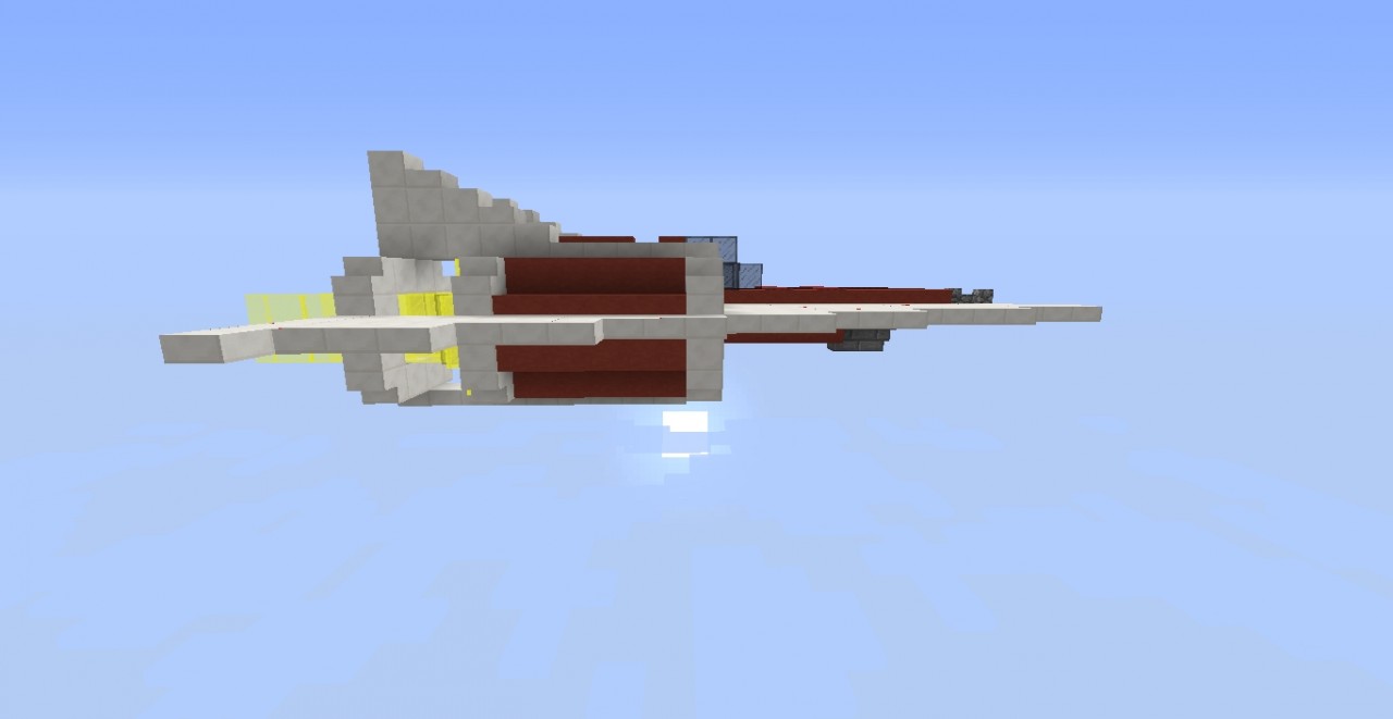 Ultimate Upgrade A-Wing Interceptor Minecraft Map