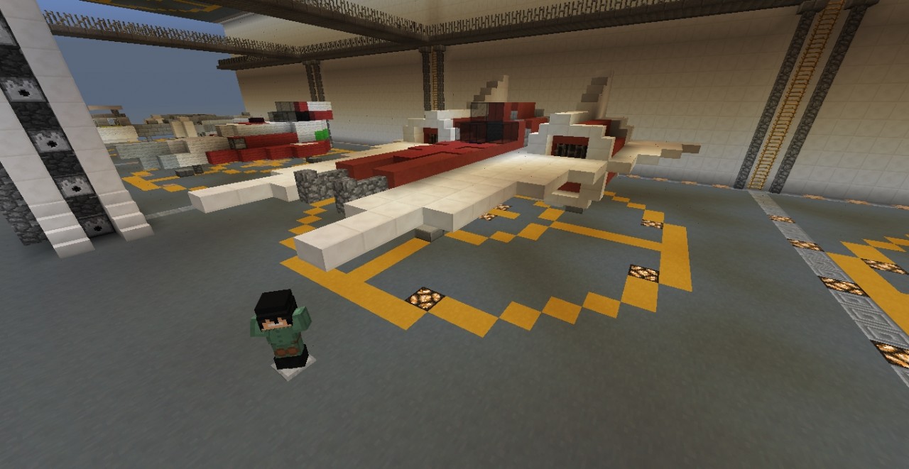 Ultimate Upgrade A-Wing Interceptor Minecraft Map