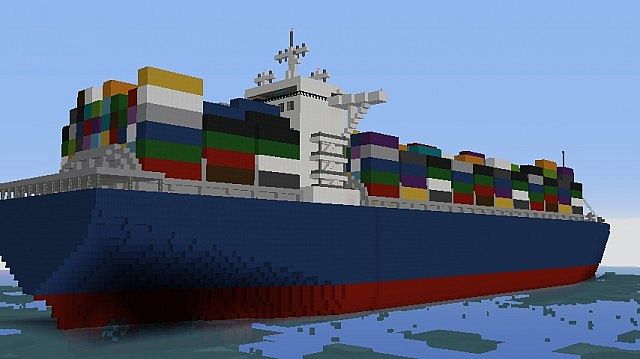 Cargo Ship Minecraft Map