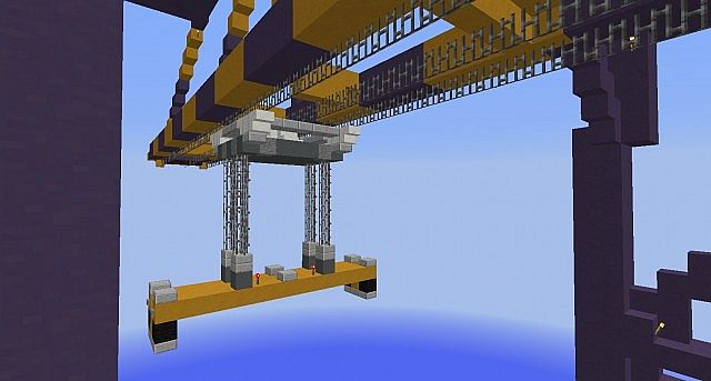 S-2 Container Container Cargo Port Gantry Crane Minecraft Map