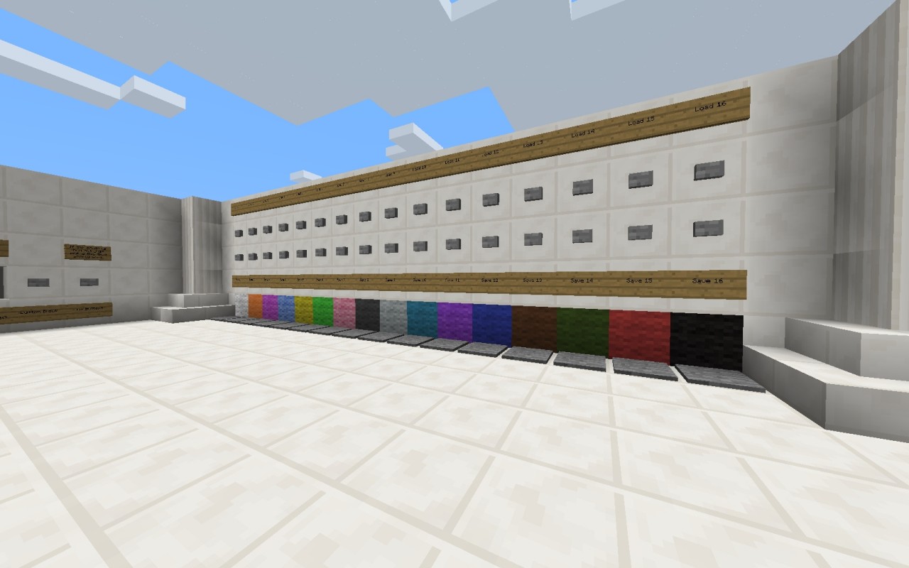 Minecraft working colored display/paint program Minecraft Map