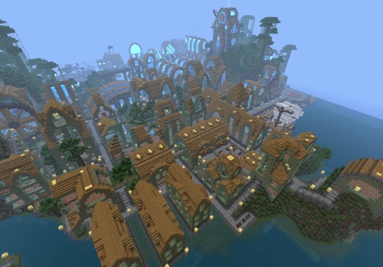 The Island Nation of New Gallatas Minecraft Map