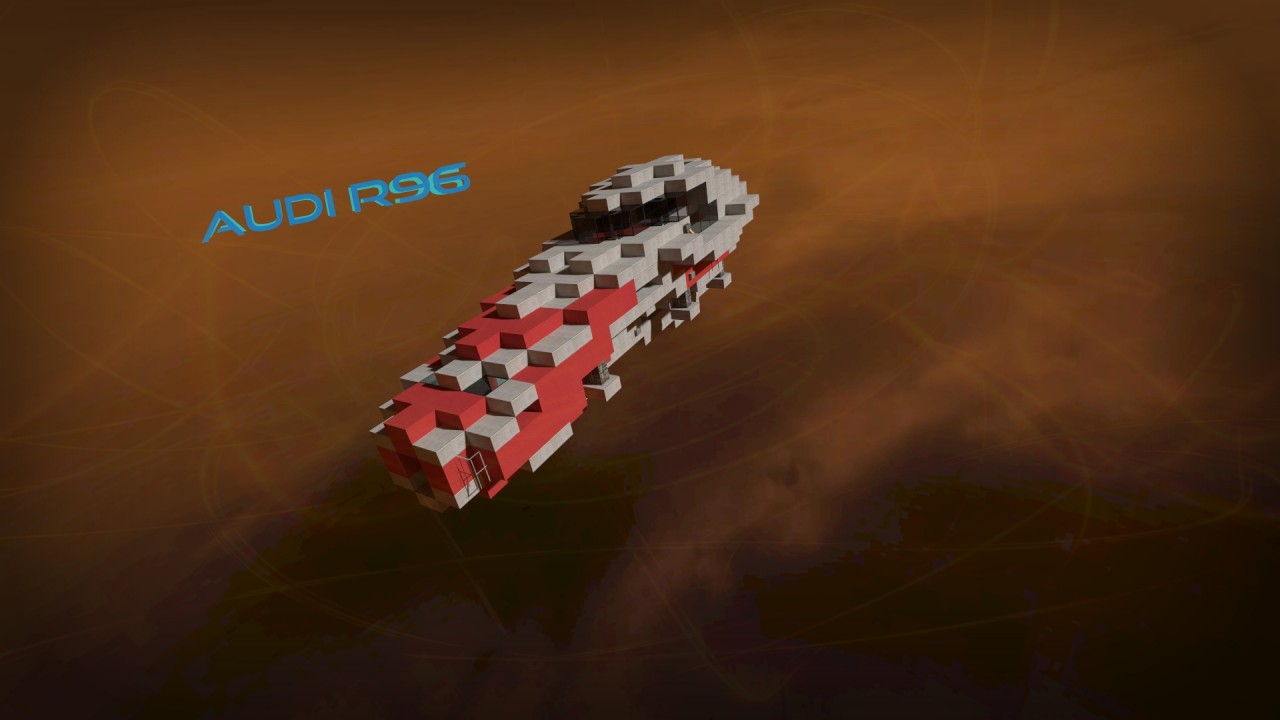 Audi R96 - Futuristic Car Concept Minecraft Map
