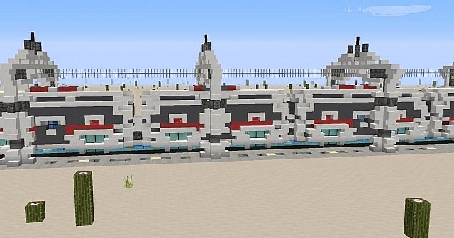 Futuristic Train Minecraft Map