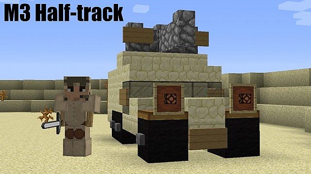 M3 Half-track | 1:1 Scale Minecraft Map