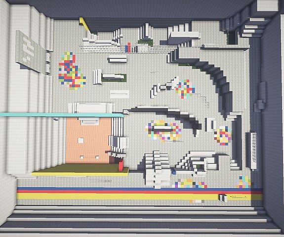 A Modern Skatepark Minecraft Map