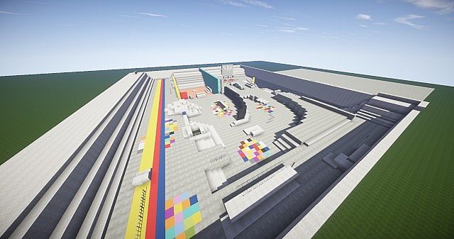 A Modern Skatepark Minecraft Map