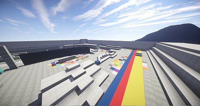 A Modern Skatepark Minecraft Map