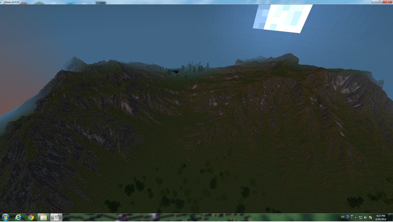 Mountain grasslands Minecraft Map