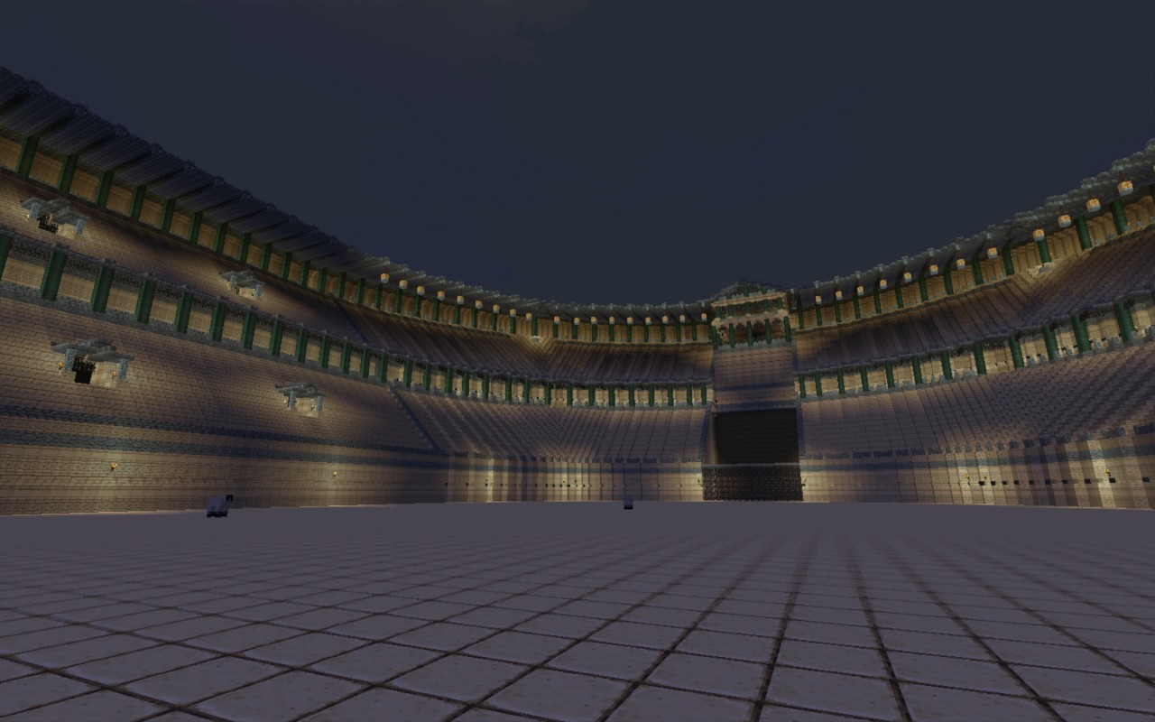 HUGE ROMAN ARENA! Minecraft Map