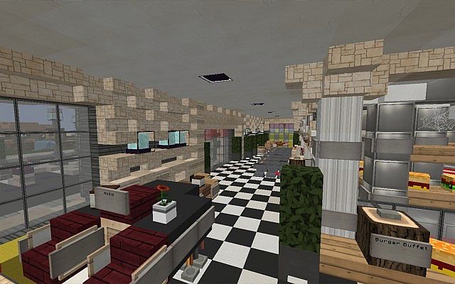 Fast Food Restaurants Minecraft Map
