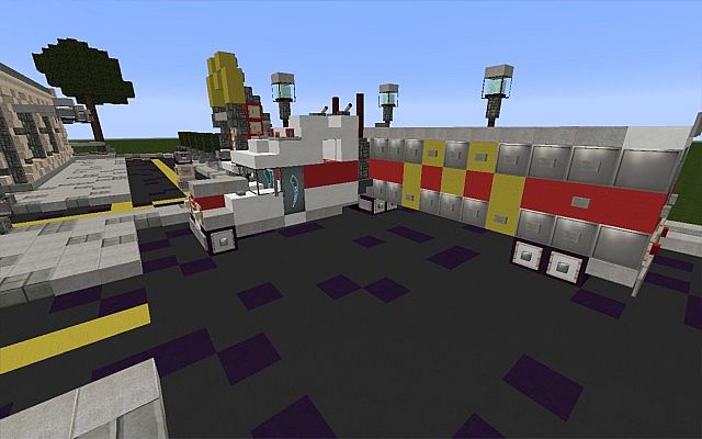 Fast Food Restaurants Minecraft Map