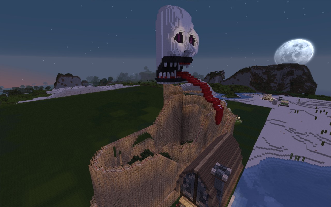 Halloween Rollercoaster Minecraft Map