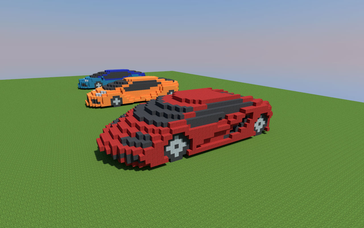 Sports cars Minecraft Map