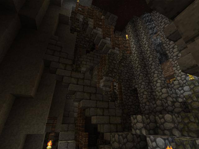 the wellfield giants stronghold. Minecraft Map
