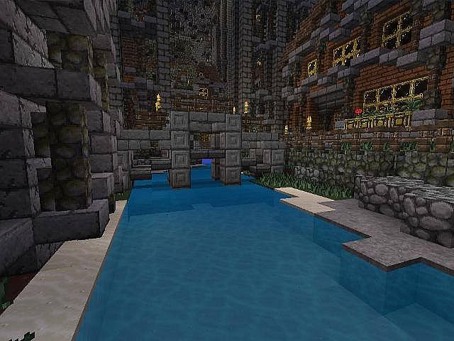 the wellfield giants stronghold. Minecraft Map